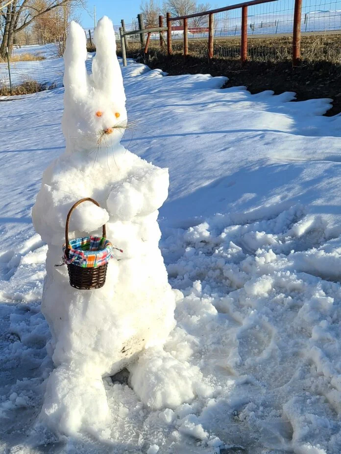 #Snapped: Frosty, the Easter Bunny ? | Hello-GH.com